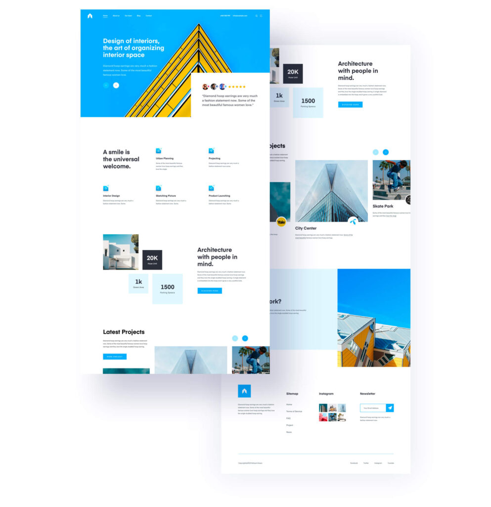 Archi- Online platform and website design - ZENVATECH